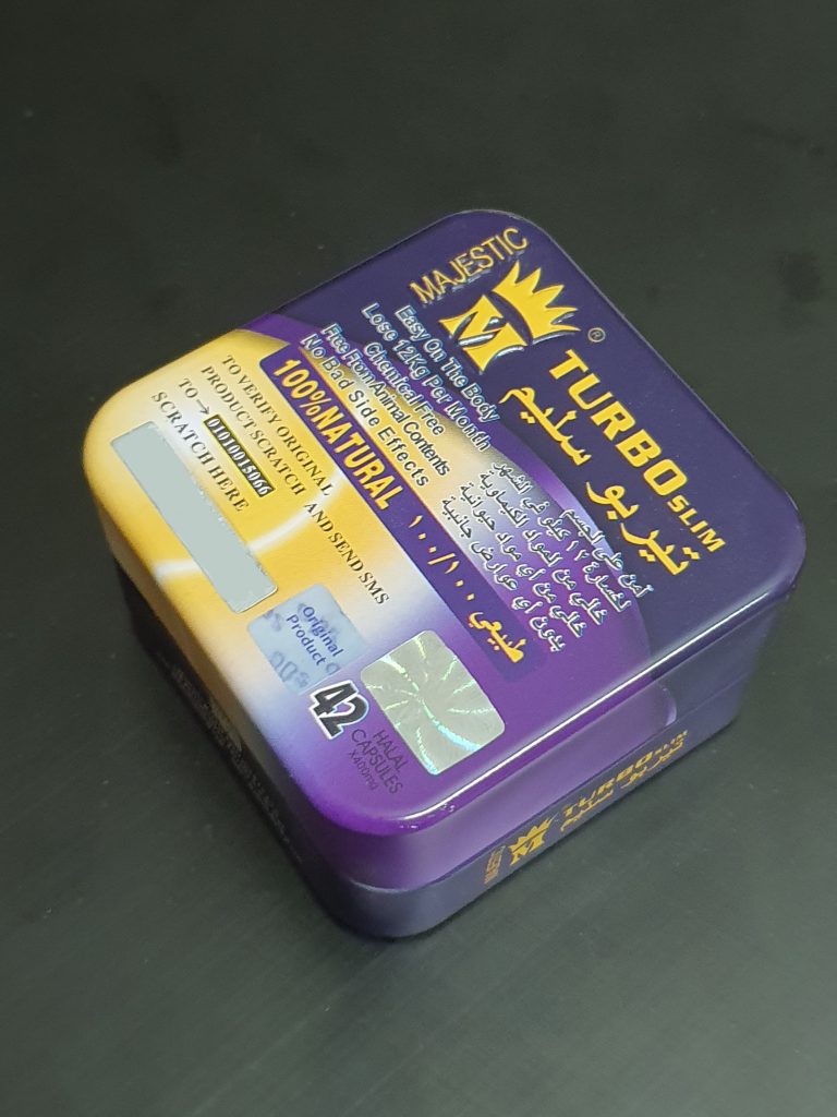 Turbo slim Majestic slimming 42 capsules - Brothers Pharma